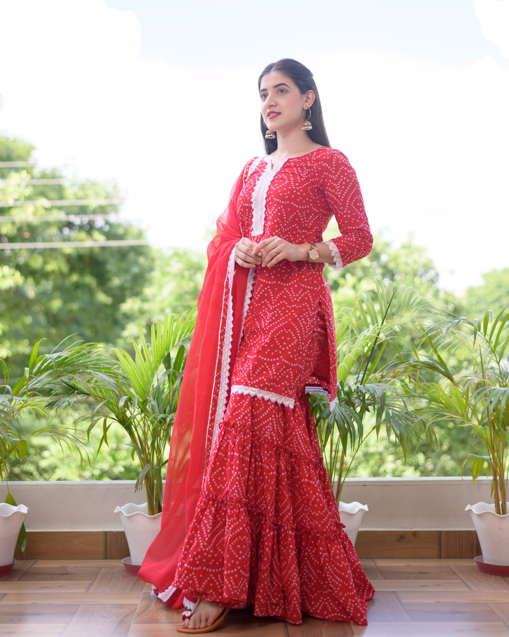 GUL-E-SURKH SHARARA SET – SHHOSHHA